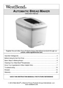 WestBend Bread Maker Manual Downloads - BreadMakerManuals.com